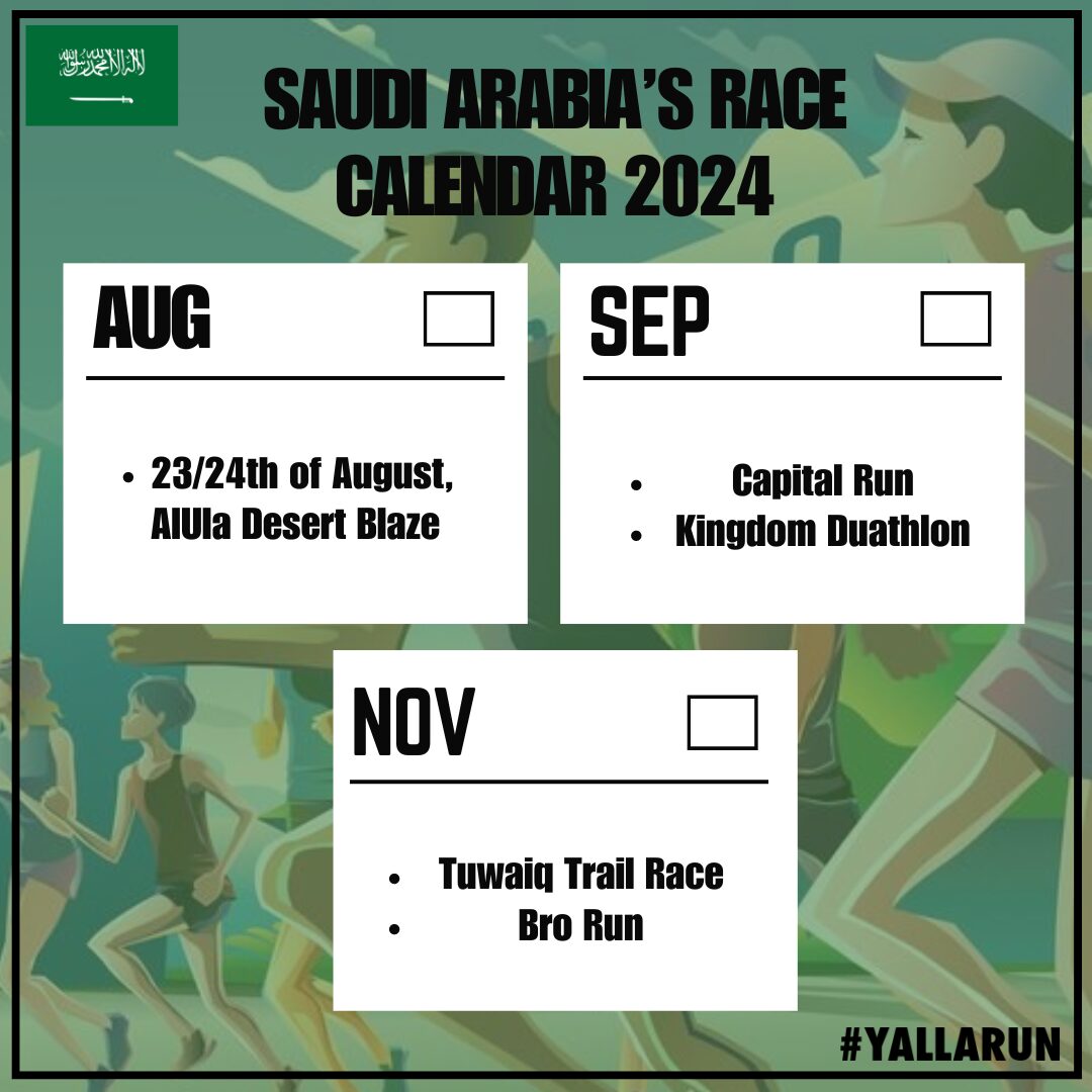 5 Must-Run Events in the Saudi Arabia 2024 Marathon Calendar - YALLARUN